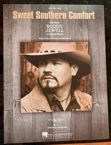 Buddy Jewell Sweet Southern Comfort Sheet Music Piano Vocal Guitar Hal ...