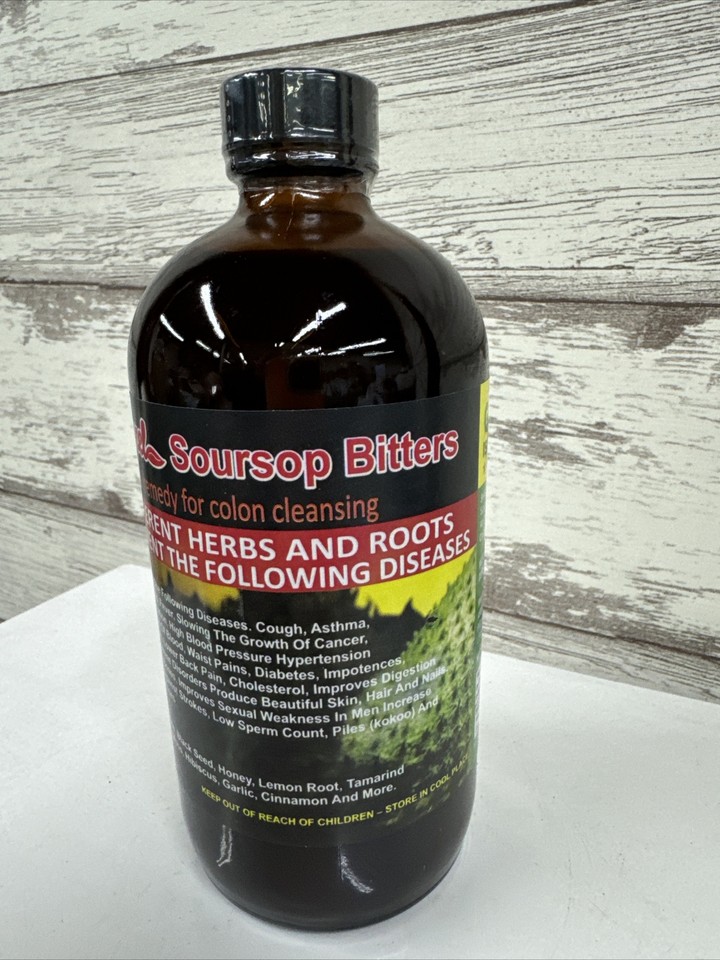 Amenazel Soursop Bitters, 16oz - Colon Cleanser - Natural Remedy - EXP ...