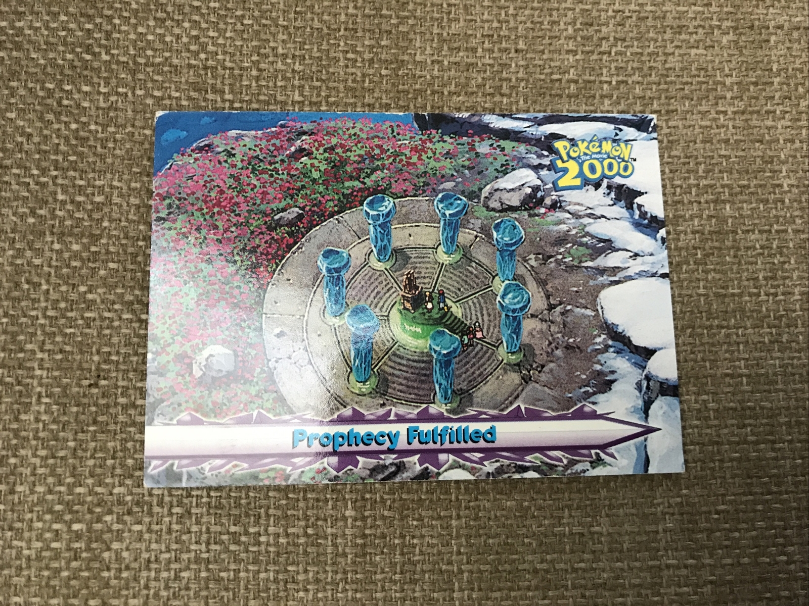 Prophecy Fulfilled #62 Pokemon The Movie 2000 Topps Blue Logo Movie ...