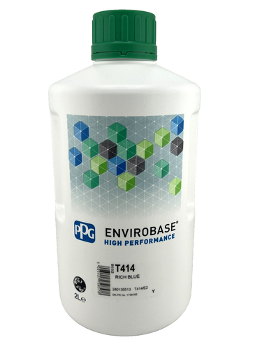 PPG T414 Envirobase RICH BLUE 2Liter - FREE SHIPPING | eBay