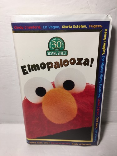 Sesame Street Elmopalooza VHS Fugees David Alan Grier Jon Stewart Rosie ...