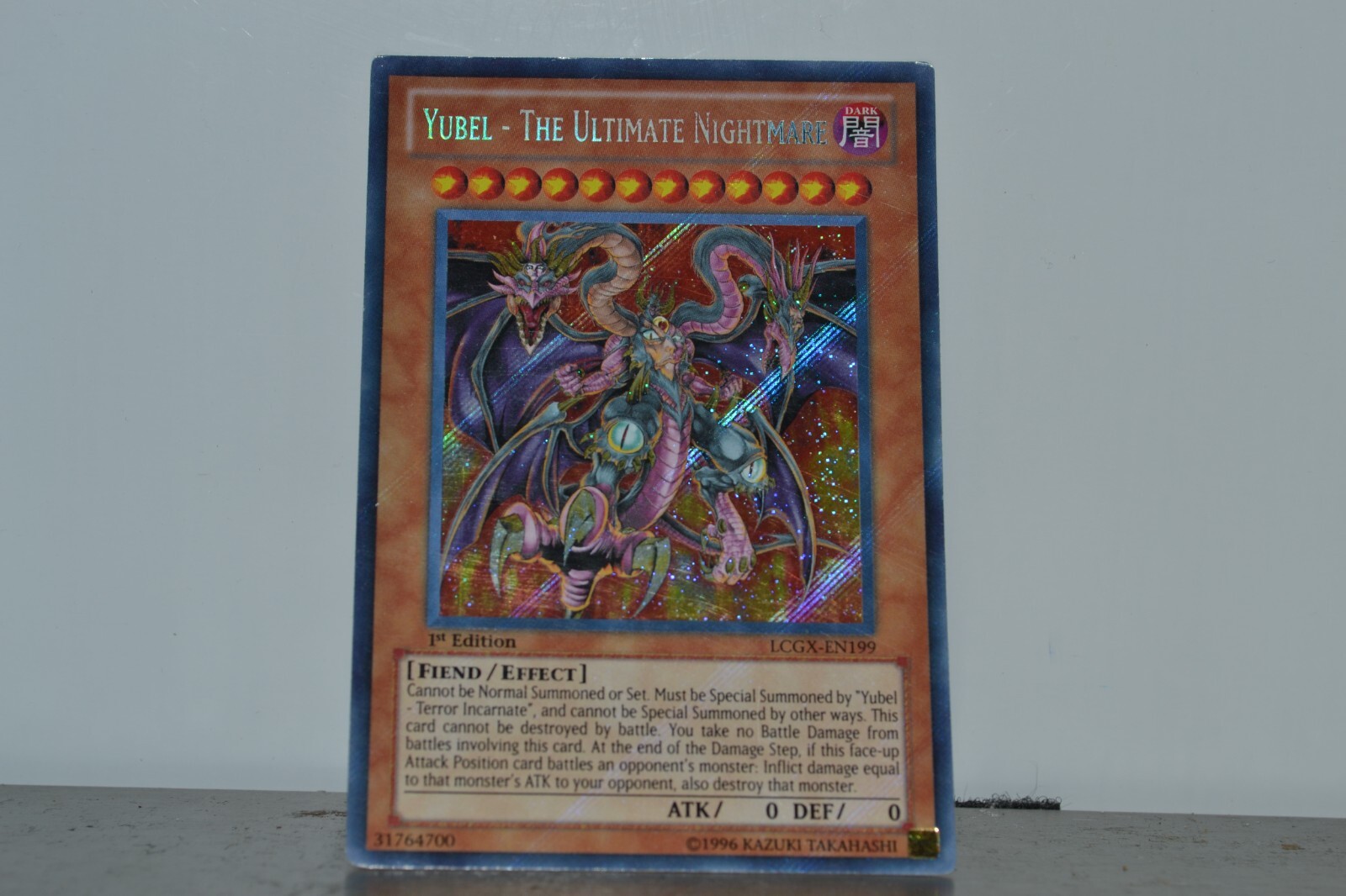 Yugioh Yubel - The Ultimate Nightmare LCGX-EN199 Secret Rare 1st Ed HP ...