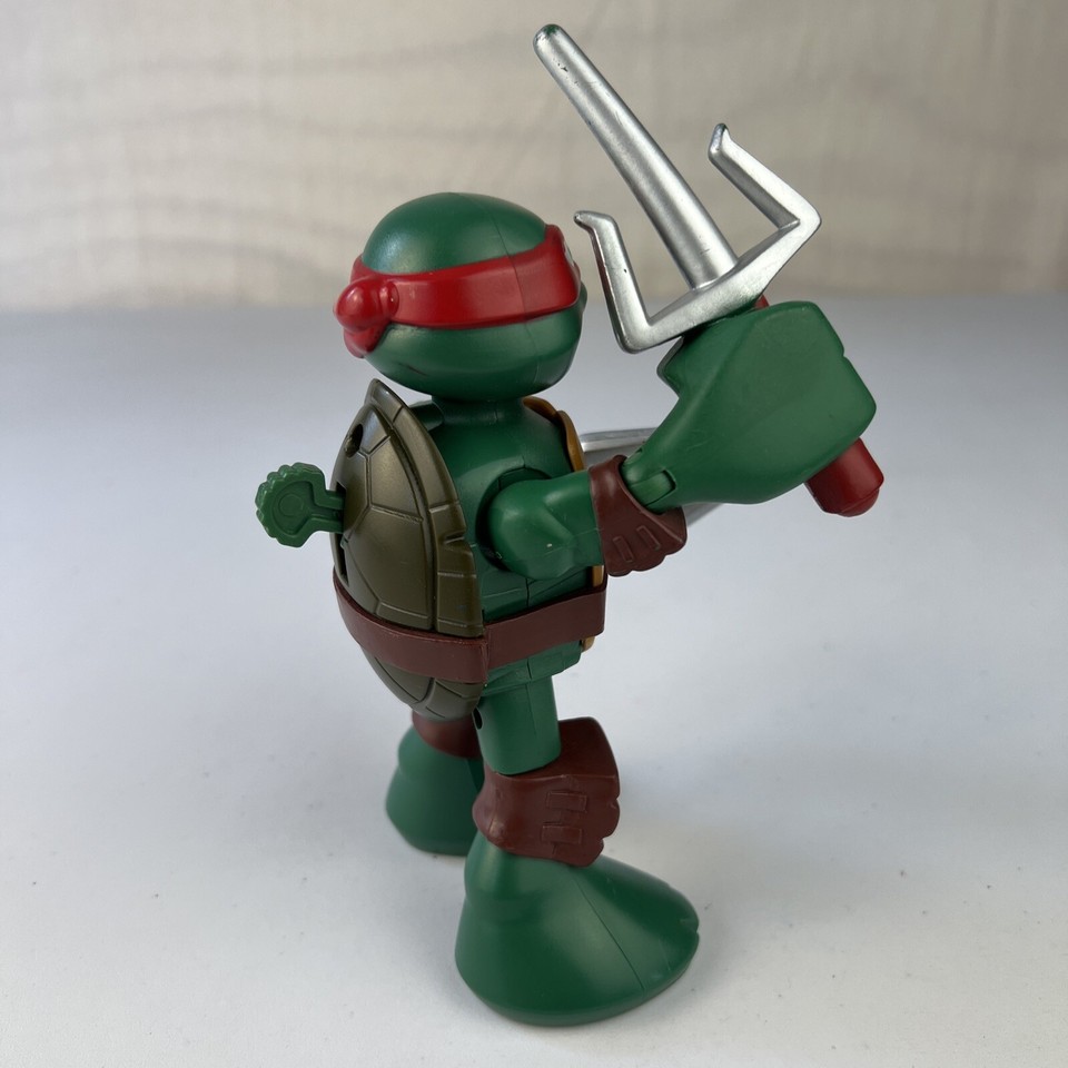 TMNT 6" Raphael Action Figure Wobble Arms 2014 Viacom Ninja Turtle | eBay