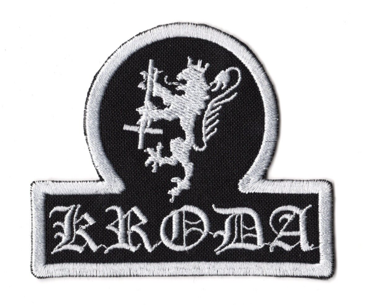 Kroda Sew-on Patch | Крода Lion Ukrainian Black Pagan Ambient Metal ...