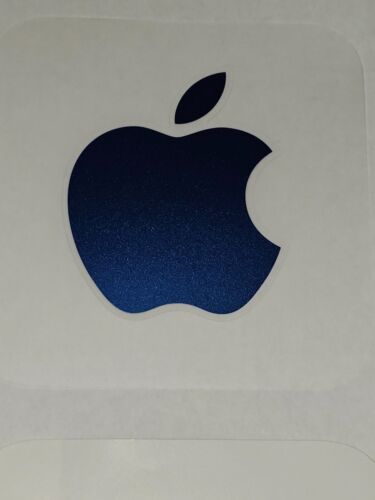 Apple iMac M1 Logo Sticker (Metallic Blue) | Universal | Genuine