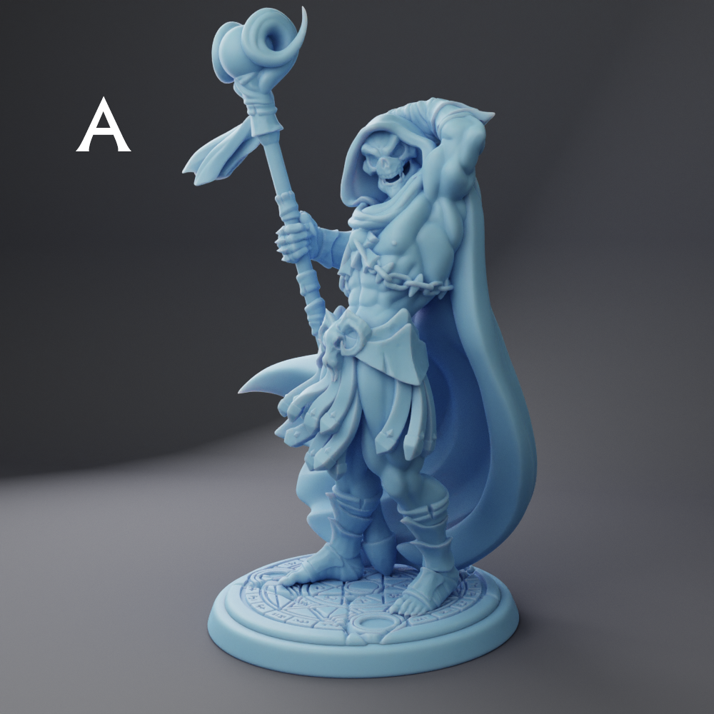 Sexy Lich Skeletor Fantasy Miniature DnD Tabletop RPGs Twin Goddess ...