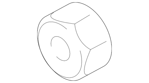 Genuine Nissan Headlamp Assembly Nut 01241-0009U | eBay