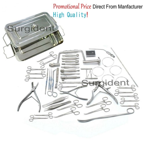 Craniotomy Instrument Set with Sterilization Box Orthopedic Surgical ...