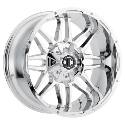 20 inch 20x10 XTREME BK NX-9 Chrome wheels rims 8x180 -25 | eBay