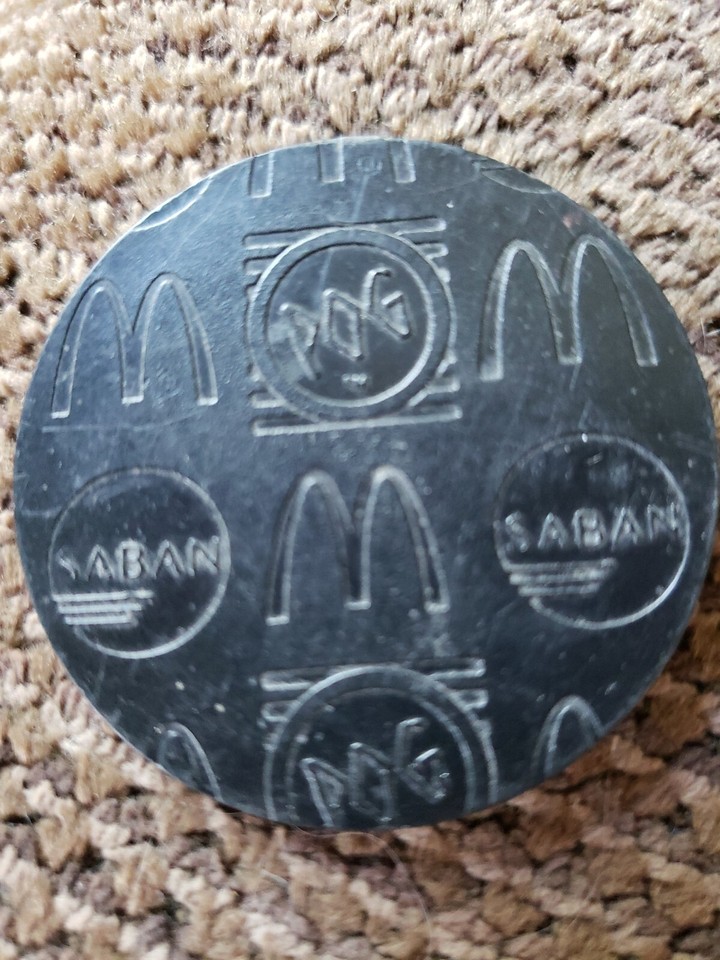 McDonald’s Mighty Morphin Power Rangers Power Disc Pog Slammer- 1994 | eBay