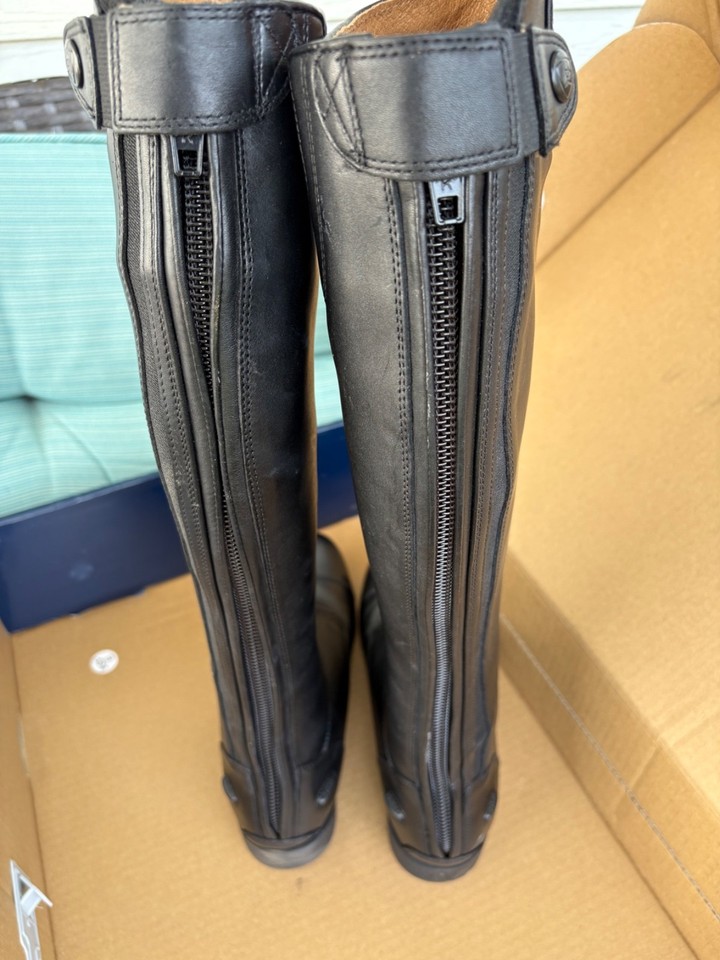 Ariat Heritage Contour II Field Zip Tall Riding Boots Wmns 7.5 Short B ...