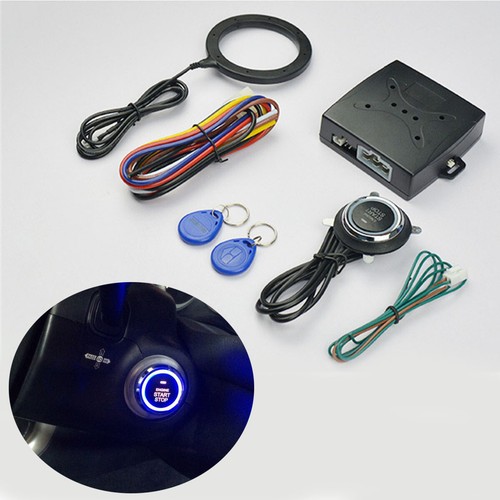 Car Engine Start Stop Push Button Switch Ignition Keyless Starter Kit ...