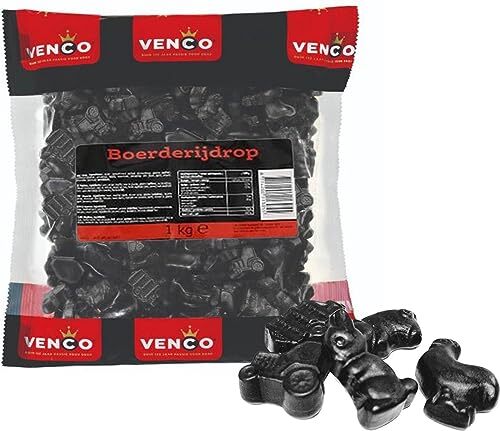 Venco Boerderij Drop Hard Zout / Farm Licorice Hard Salty Candy (1 ...