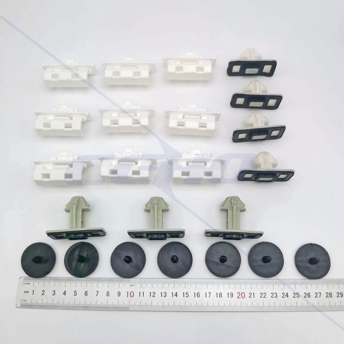 Side Skirt Attachment Parts Clips Set Fits Audi 2012-2014 A6 C7 ...