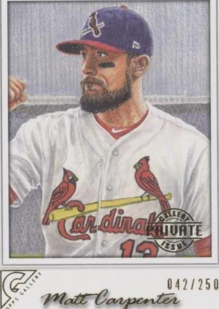 2017 Topps Gallery - Matt Carpenter #43 Private Issue /250 for sale ...