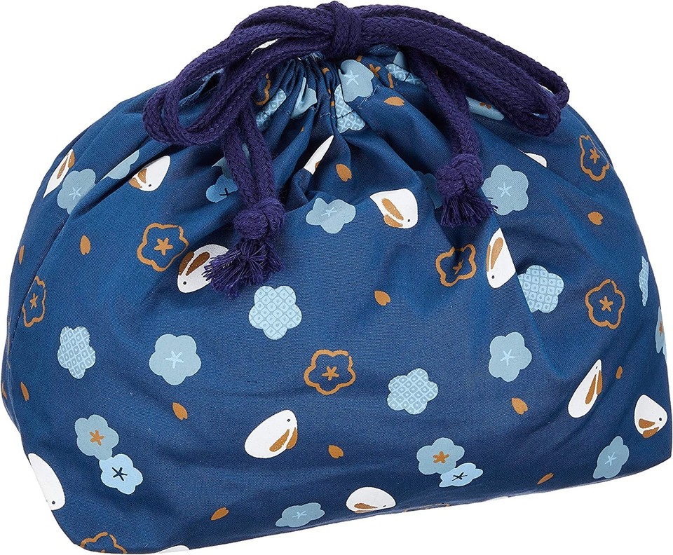 Skater 2 Tier Japanese Style Lunch Box with Drawstring Bag Blue in ...