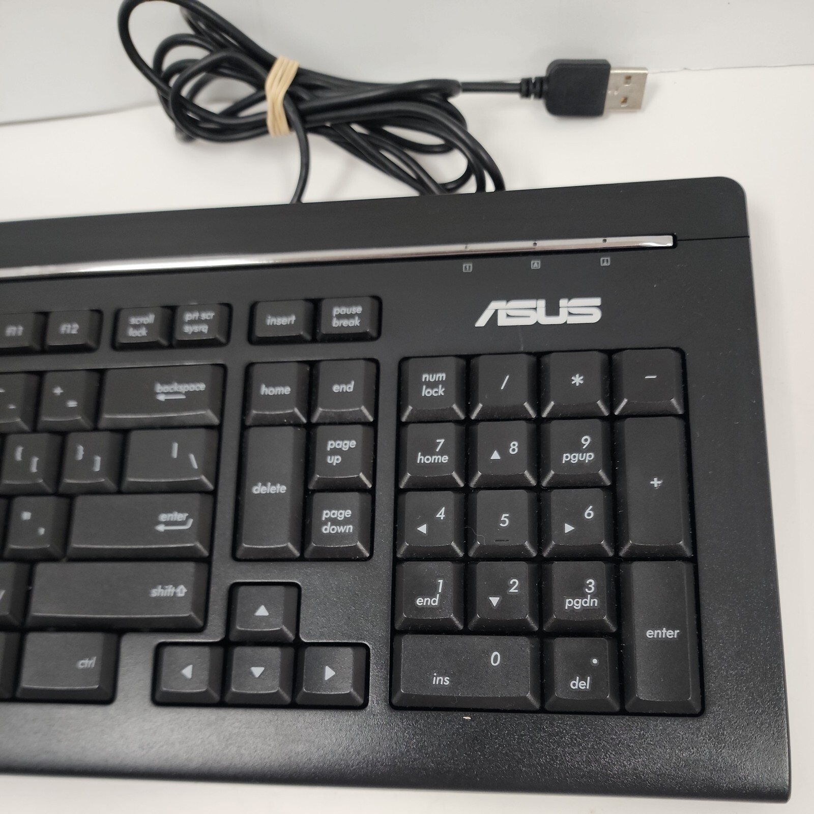 ASUS+KB34211+Slim+Wired+USB+English+QWERTY+Keyboard+Black for sale ...