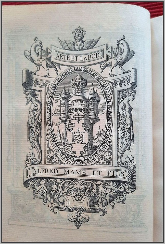 ⚜ (1884) Book of Hours ⚜ CHROMOLITHOGRAPHS ⚜ ENGRAVED ⚜ Antique ...