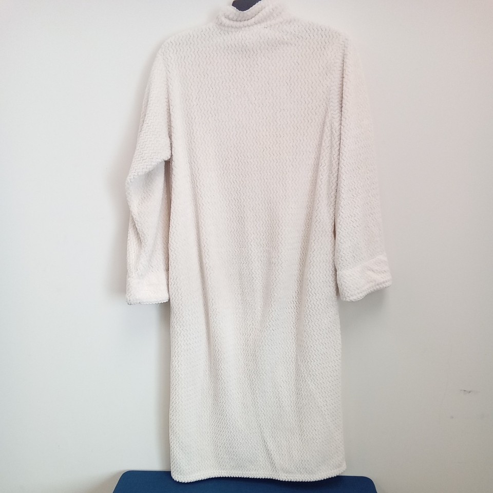 STAN HERMAN ~ Gray Polyester Fleece Warm & Long Robe ~ Size: M | eBay