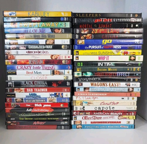 Lot of 46 DVDs Movies Comedy Action Horror Thriller Romance - See ...