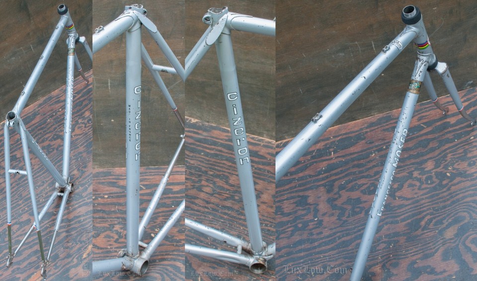 Vintage 58cm Francesco Moser Cizeron RoadBike FRAME FORK 531 Steel ...