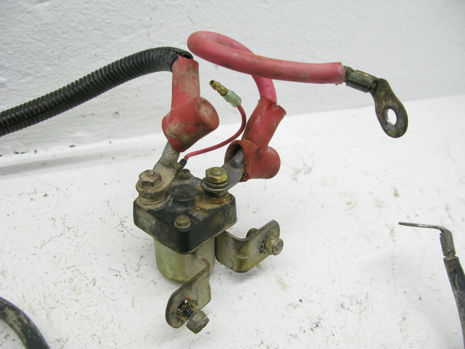 2000 Polaris Magnum 500 4x4 ATV Battery Starter Solenoid Cables Wires ...