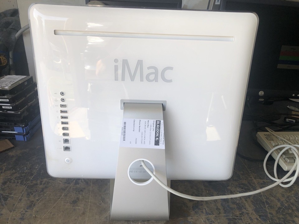 Vintage Apple Imac G5 17-inch Wide Screen All In One Computer WITH ...
