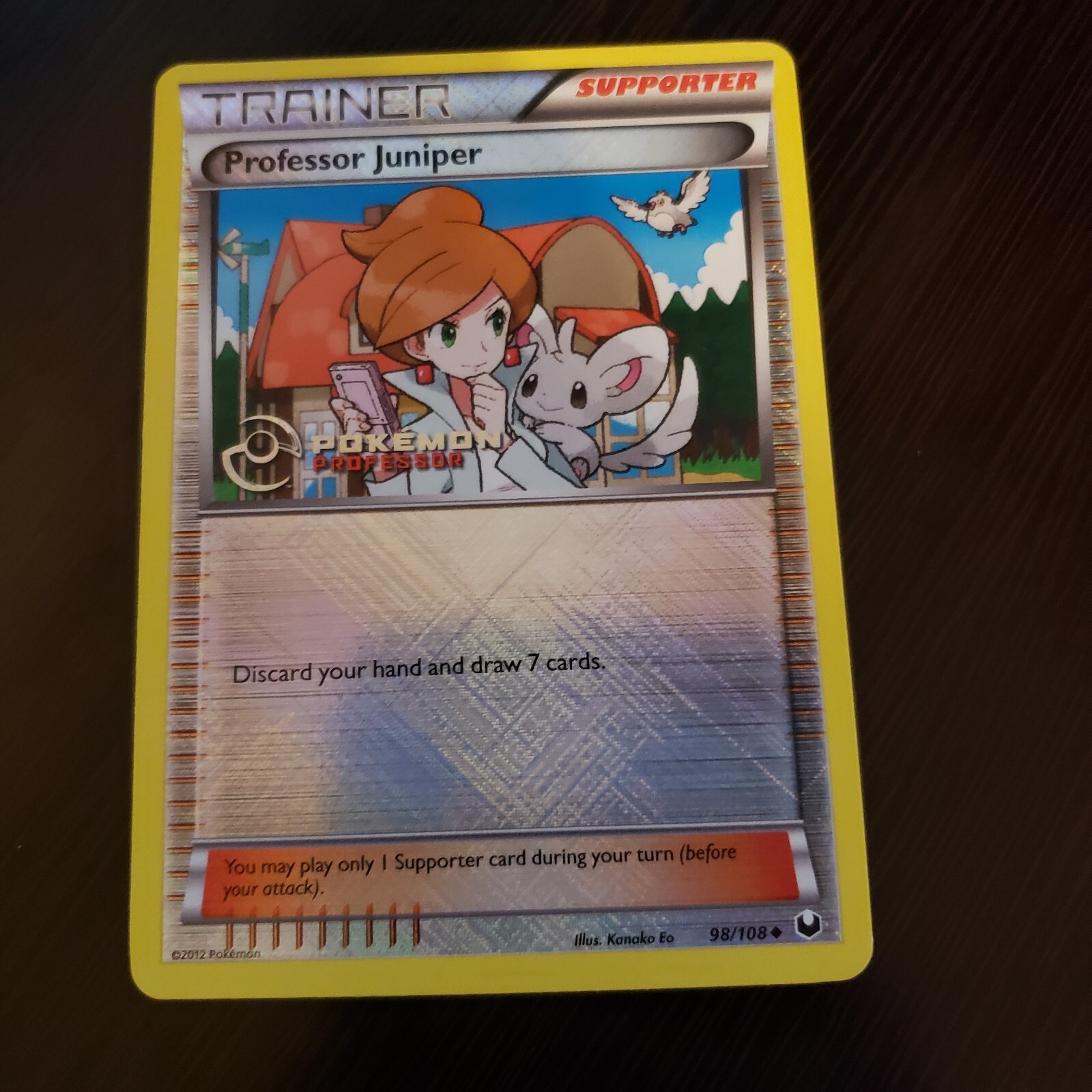 Pokemon Professor Juniper Card