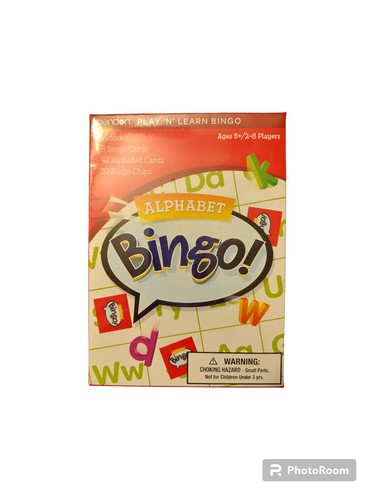Alphabet Bingo Bendon New Sealed Ages 5+ 2-8 players 8 Cards 42 ...