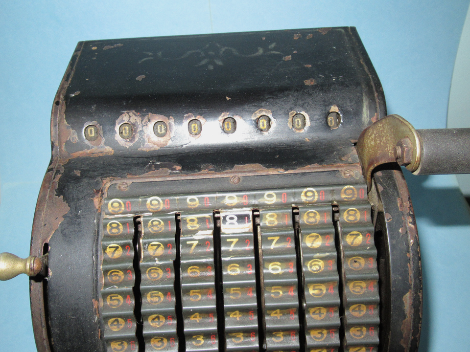 c1915 American Adding Machine Model 5 Five; Vintage WORKS;Original Lacquer Paint | eBay