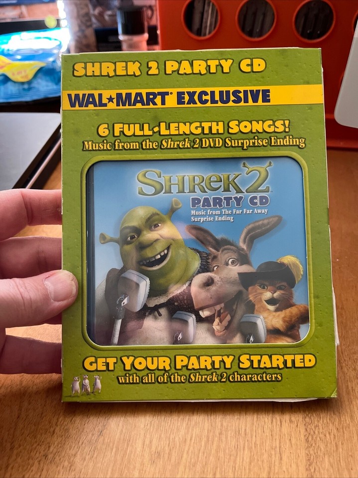 Shrek 2 Party CD Original Soundtrack 2004 Brand New In Box Wal Mart ...