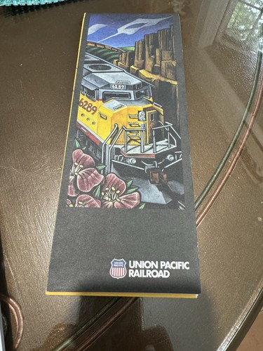 UNION PACIFIC RAILROAD MAP 1997 Transportation Trains Locomotives | eBay