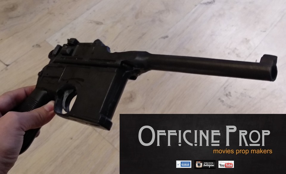 mauser c96 prop replica for star wars Han solo Rocketeer | eBay UK