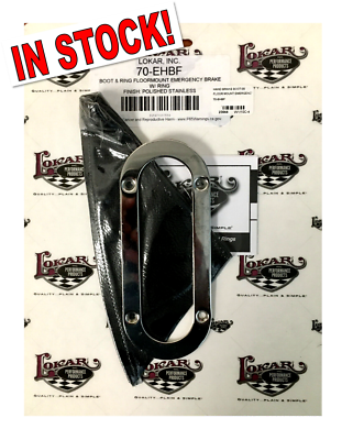 Lokar Floor Mount Emergency Hand Brake Black Boot with Stainless Ring ...