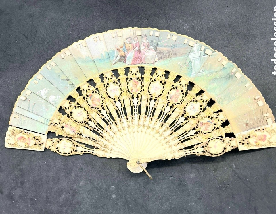 Fine Antique 18th Museum Quality French Hand Painted Rococo Romantic ...