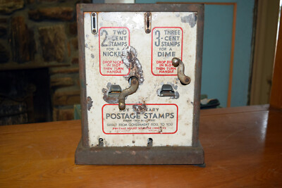 RARE Vintage Postage Stamp Vending Machine 2 Cent & 3 Cent Stamps | eBay
