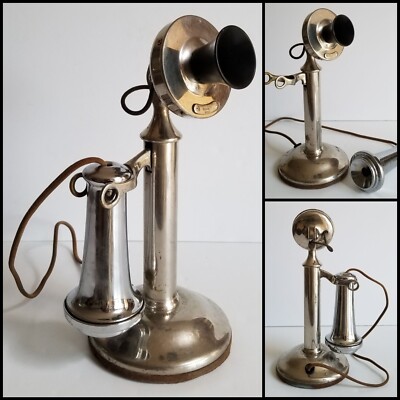 One Antique Circa 1910 Western Electric Company 229W Candle Stick ...