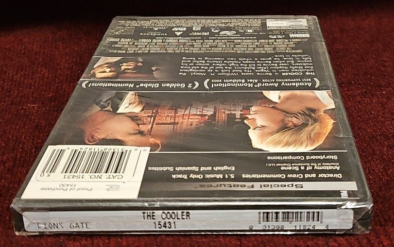 The Cooler (DVD, Widescreen) William H. Macy, Maria Bello, Alec Baldwin ...