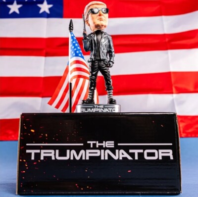 TRUMPINATOR BOBBLEHEAD 2024 - NEW - Donald Trump Terminator FAST FREE ...