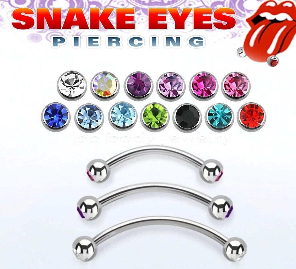 Snake Eyes Piercing Tongue