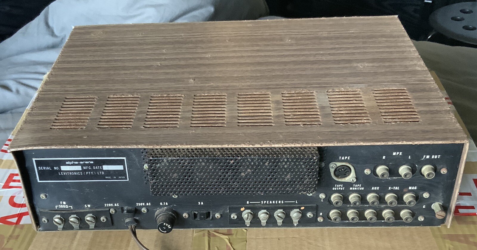 Vintage Alpha-Arena T2100 Levitronics AM FM Stereo Tuner Amplifier ...