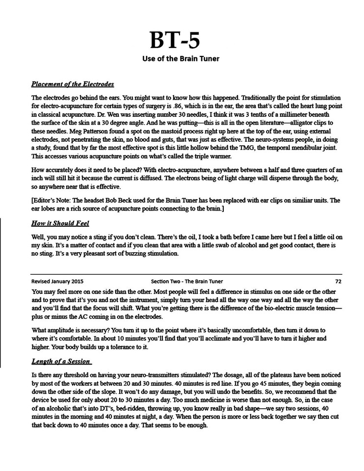 BOB BECK CES BRAIN TUNER Model BT-5 basic model or optional Choices | eBay