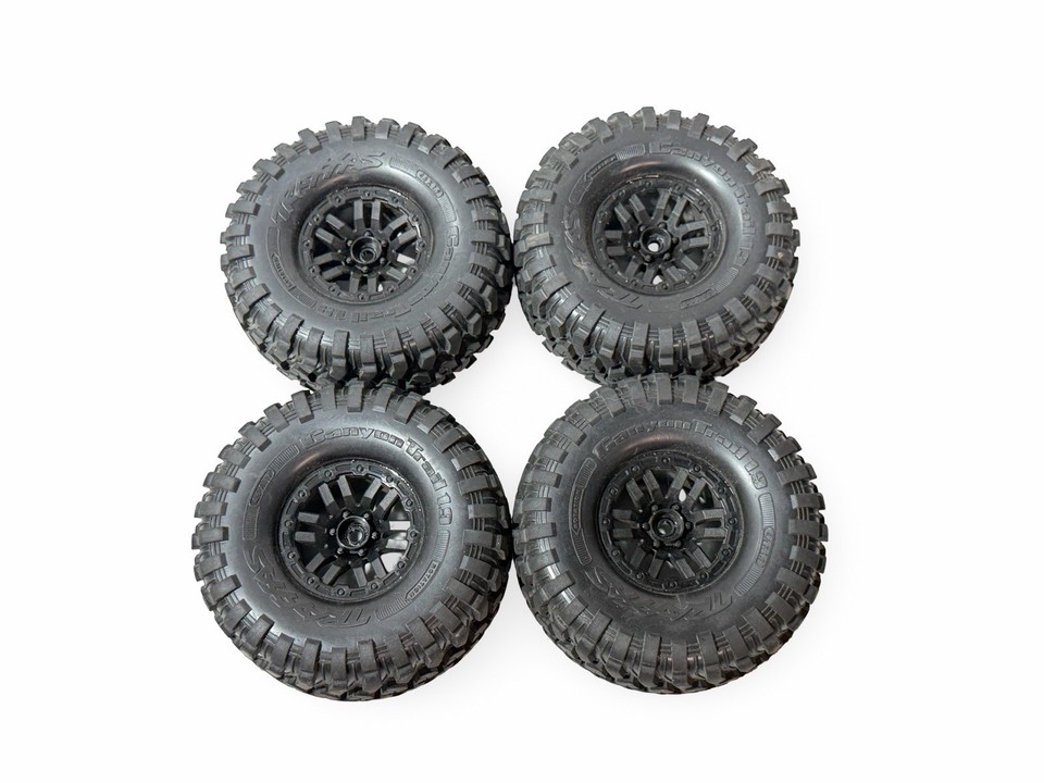 Traxxas TRX-4 Canyon Trail 1.9" Crawler Tires 12mm Hex Wheels Defender ...
