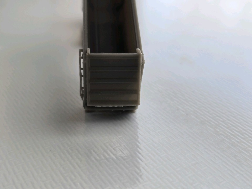 N Scale Mac Half Round Dump Trailer Dumping Position Undecorated Kit 3d ...