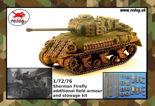 1:72 Sherman Firefly Additional Armour Tank Scale Model Stowage Kit /S7 ...