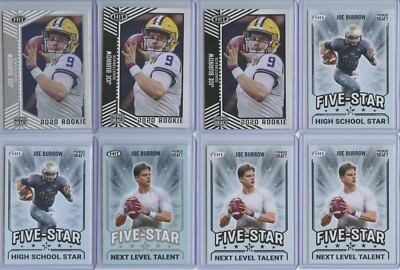 2020 Sage HIT Joe Burrow 15 Rookie Card Lot Inc. 3 Silver Variations | eBay