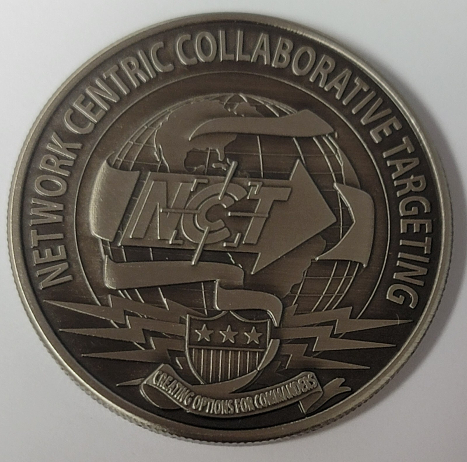L3 USAF NCCT NETWORK CENTRIC COLLABORATIVE TARGETING CHALLENGE COIN | eBay