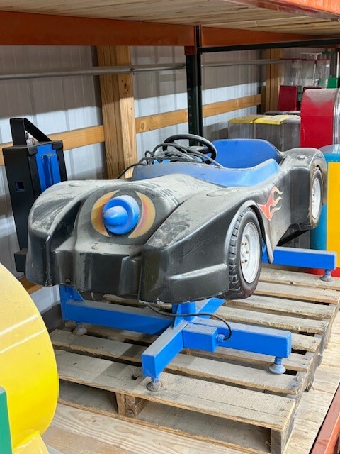 Rare Batman BATMOBILE KIDDIE RIDE ARCADE MACHINE Bat Mobile Race Car ...