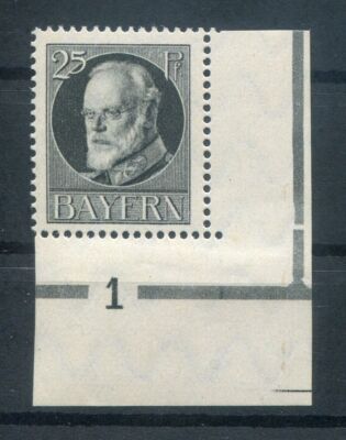 Bavaria Peace Print 98I Plate Number With 1 Folded IN Edge, Otherwise ...