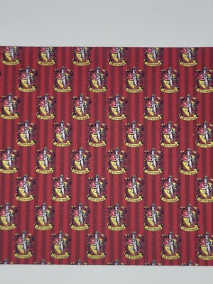 Harry Potter Gryffindor - Fine Glitter - Synthetic (Faux) Leather Sheet ...